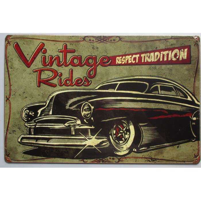 Plate Thick Tole Vintage Wrinkles Kustom Hot Rod Leadsled