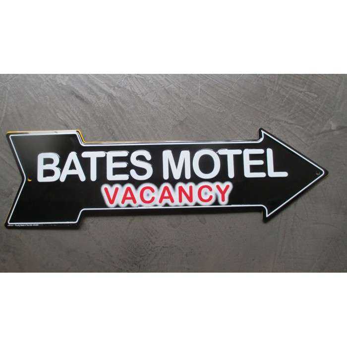 Plaque arrow bates motel vacancy serie tv tole deco metal poster bar ...