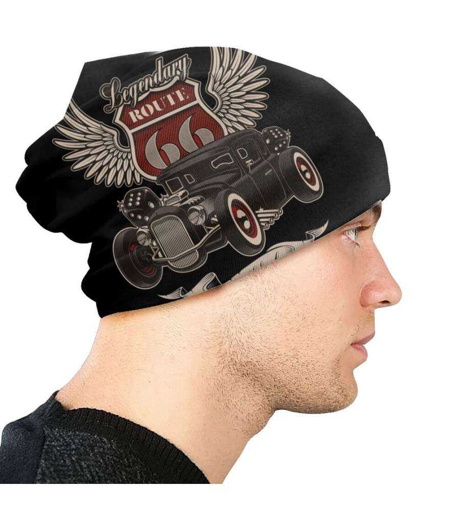 Hot Rod cap and Route 66 logo Man adult woman