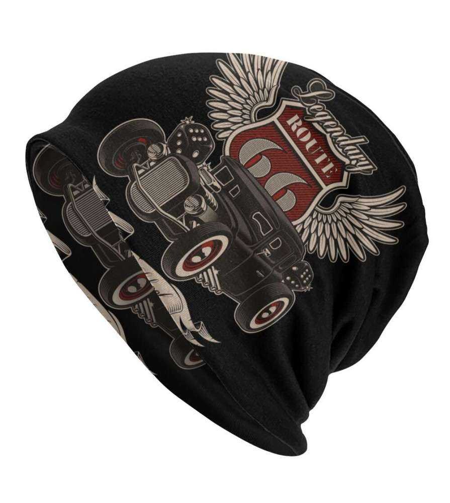 Hot Rod cap and Route 66 logo Man adult woman