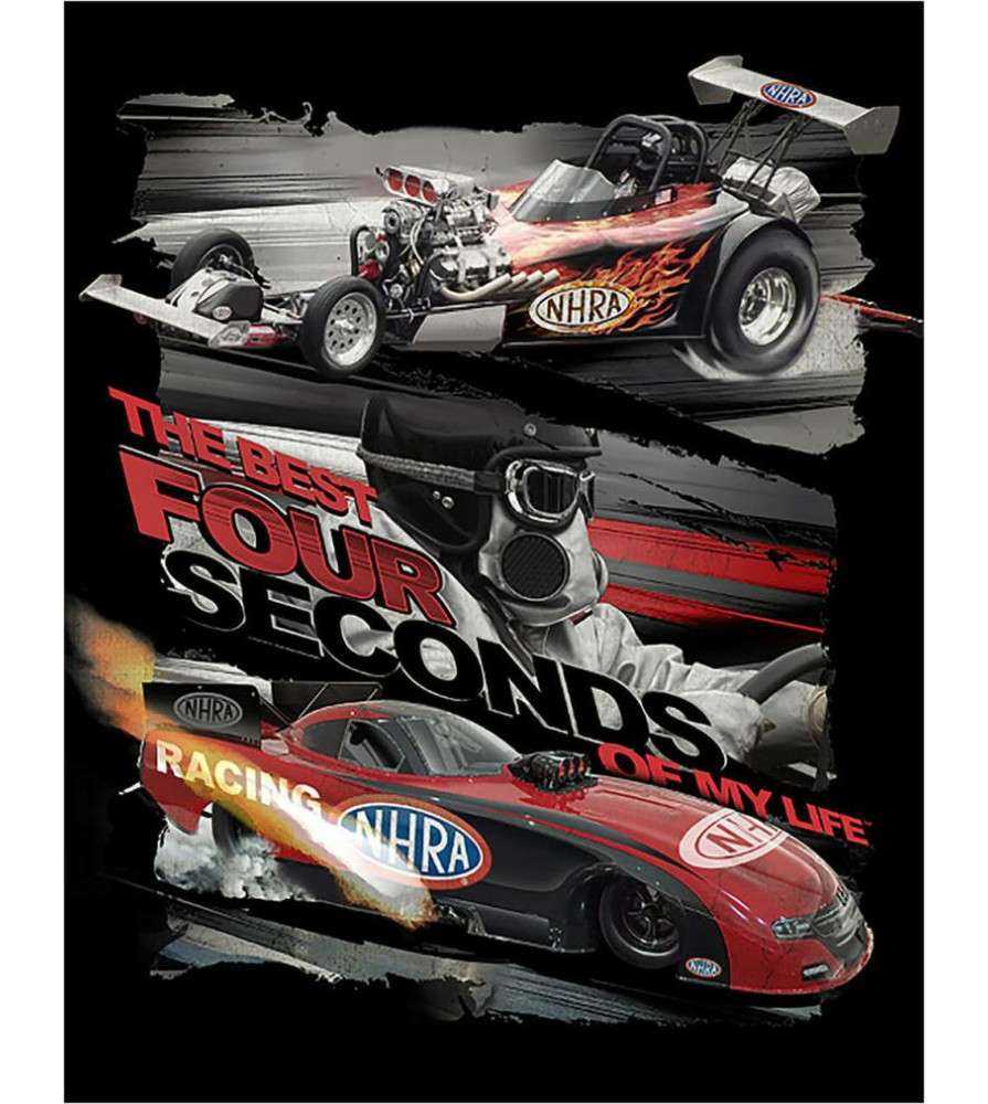 Plate best 4 secons of my life dragster NHRA 41x32 cm tole USA drag