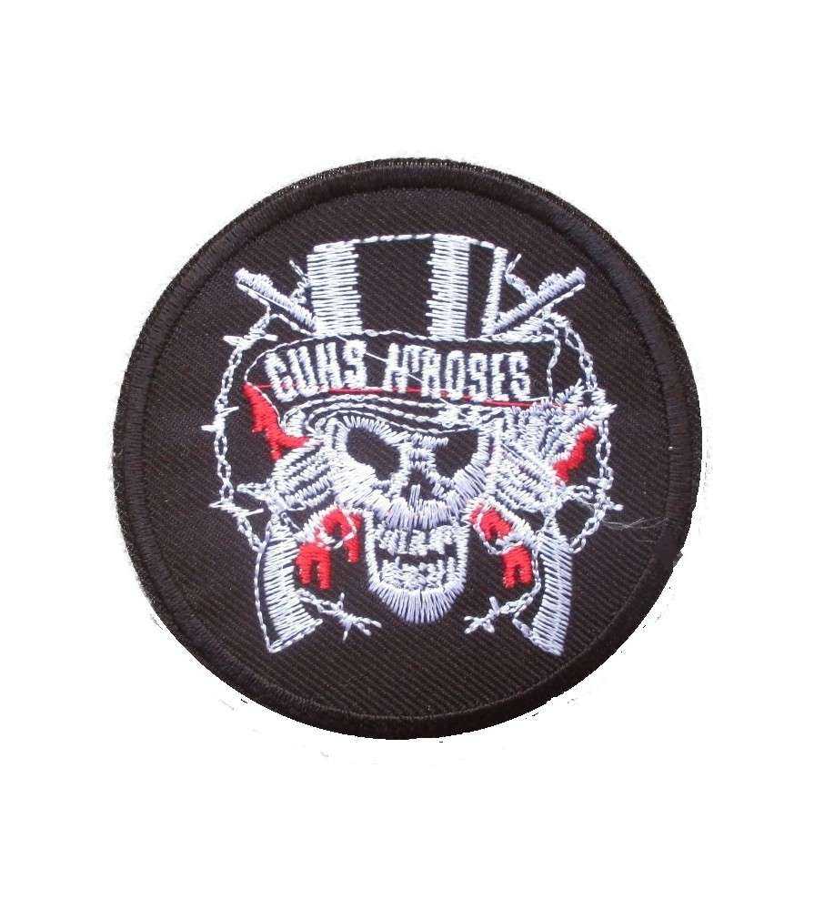 patch guns & roses groupe rock ecusson thermocollant crane