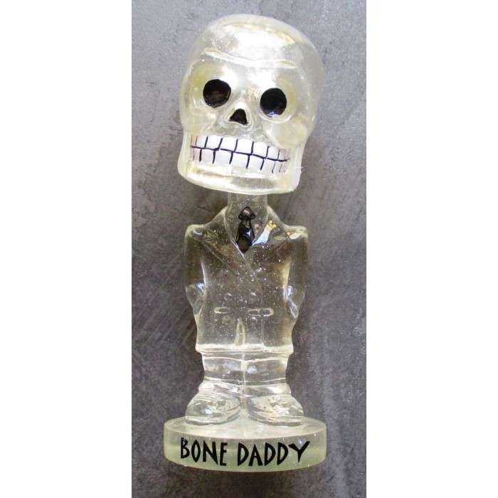 bone daddy statuette transparent resin RARE